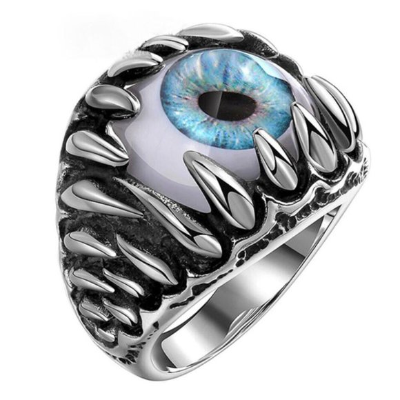 dazzling items | Accessories | Mens Silver Evil Eye Ring | Poshmark